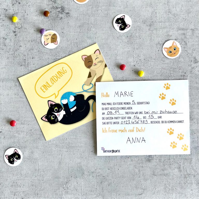 Katzenparty - DIY als PDF-Download